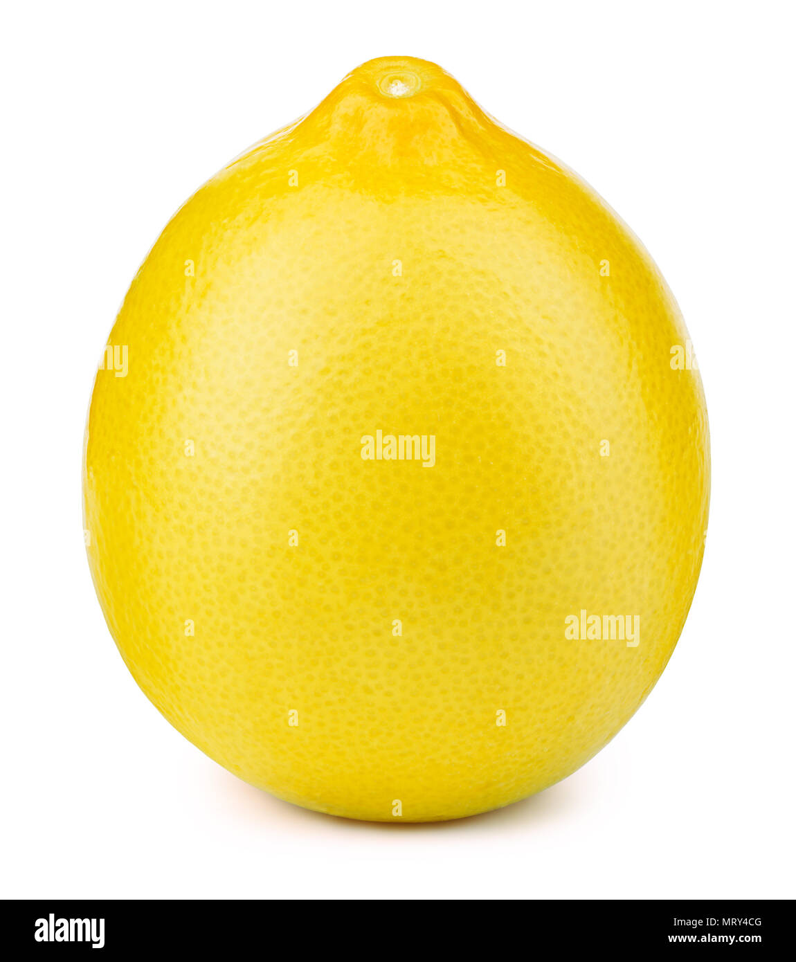 Fresh lemon isolated on white Stock Photo - Alamy