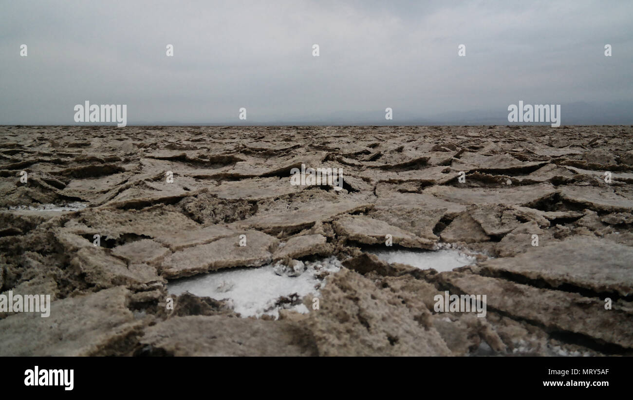 Salt Lake Karum aka Lake Assale or Asale , Danakil Afar, Ethiopia Stock ...