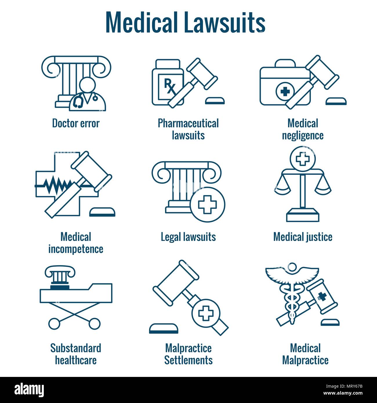 Medical responsibility Stock Vector Images - Alamy