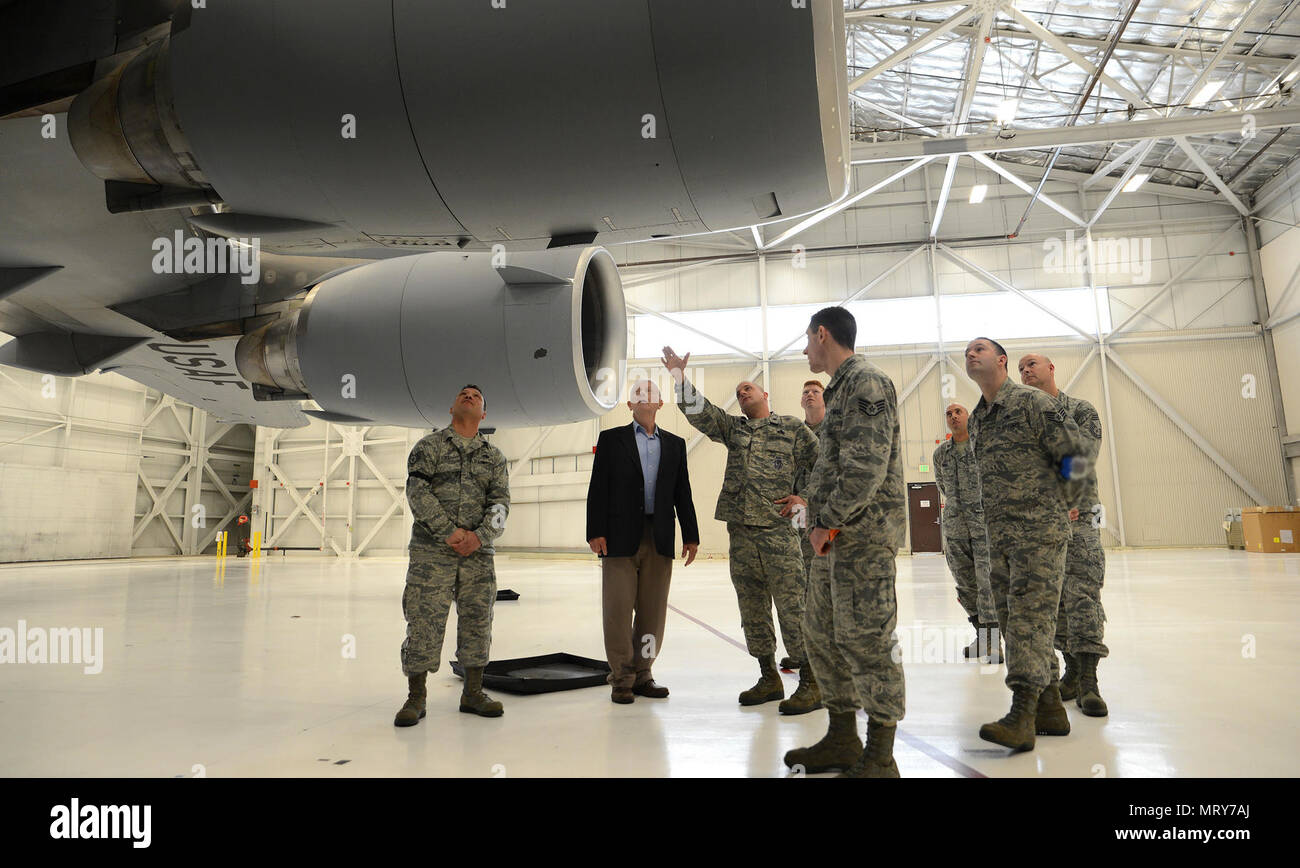 Lt. Col. Mark Szatkowski (center), 62nd Aircraft Maintenance Squadron ...