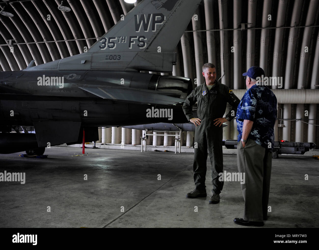 U.S. Air Force Col. David G. Shoemaker, 8th Fighter Wing commander ...