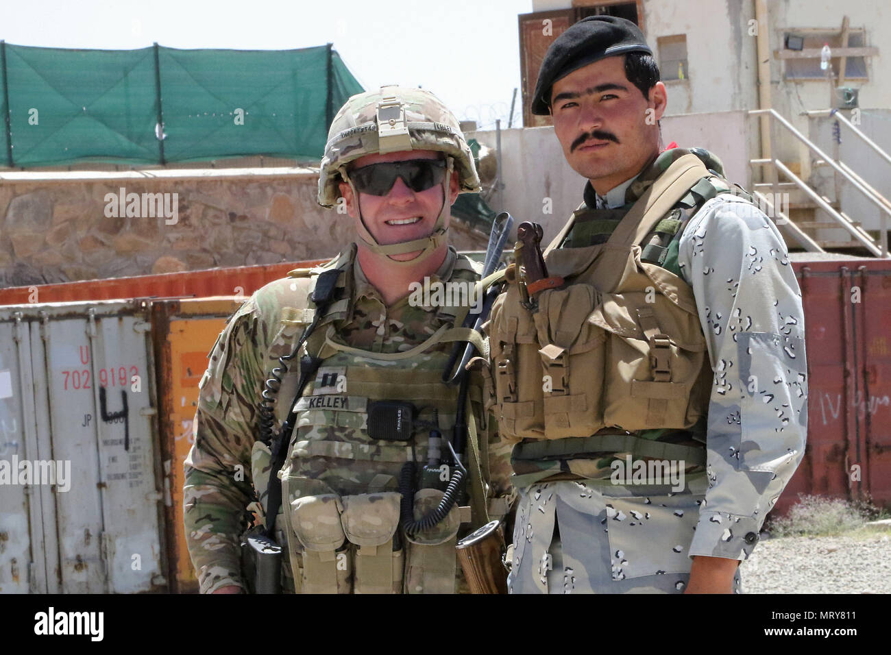 Capt. Travis Kelly, Commander of B Troop “Blackfoot’, 6th Squadron, 1st ...