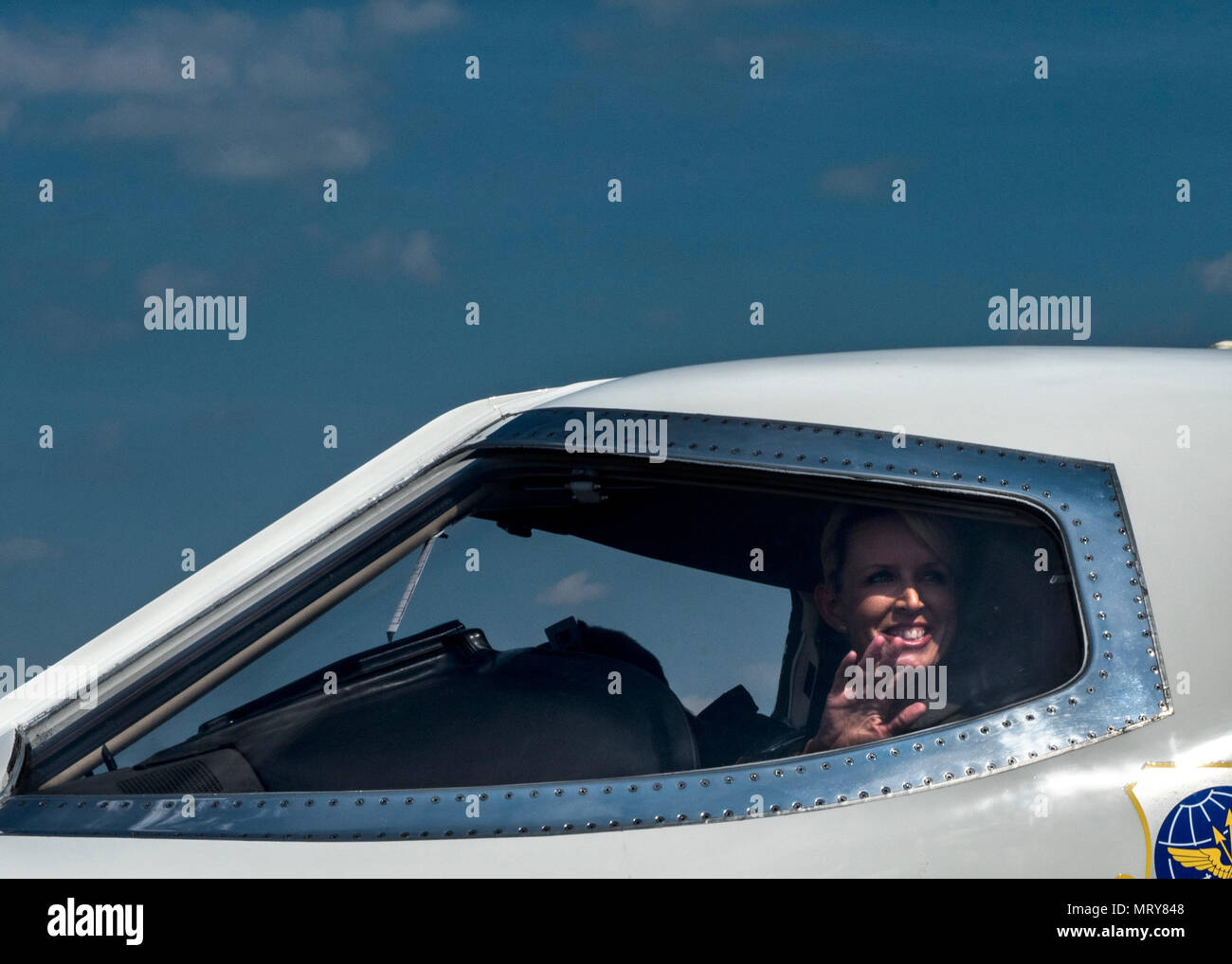 Col. Laura Lenderman, Scott Air Force Base installation commander ...
