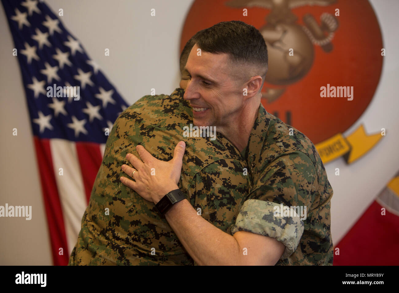U.S. Marines, family and friends gather for Maj. Gen. Robert F ...