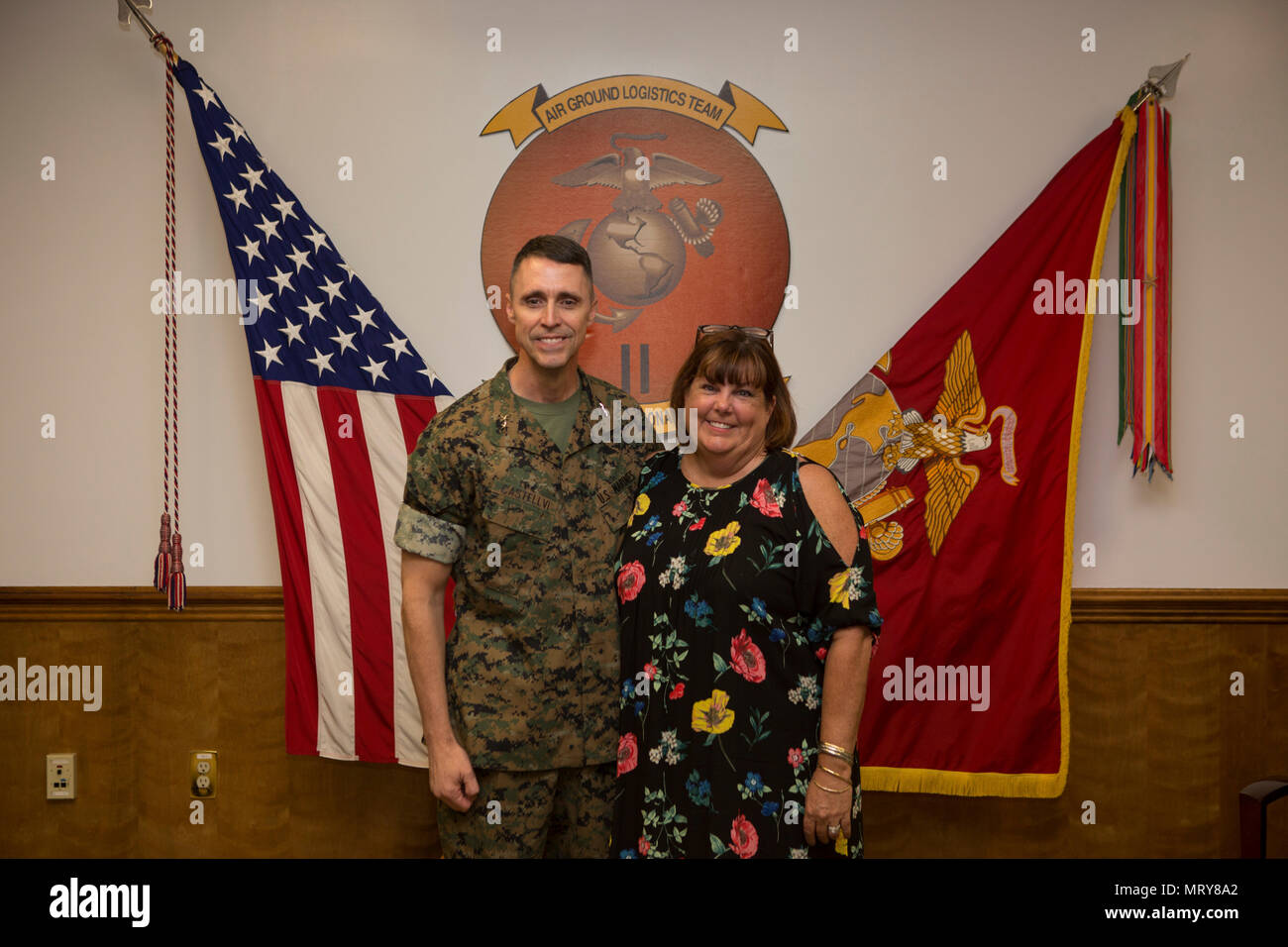 U.S. Marines, family and friends gather for Maj. Gen. Robert F ...