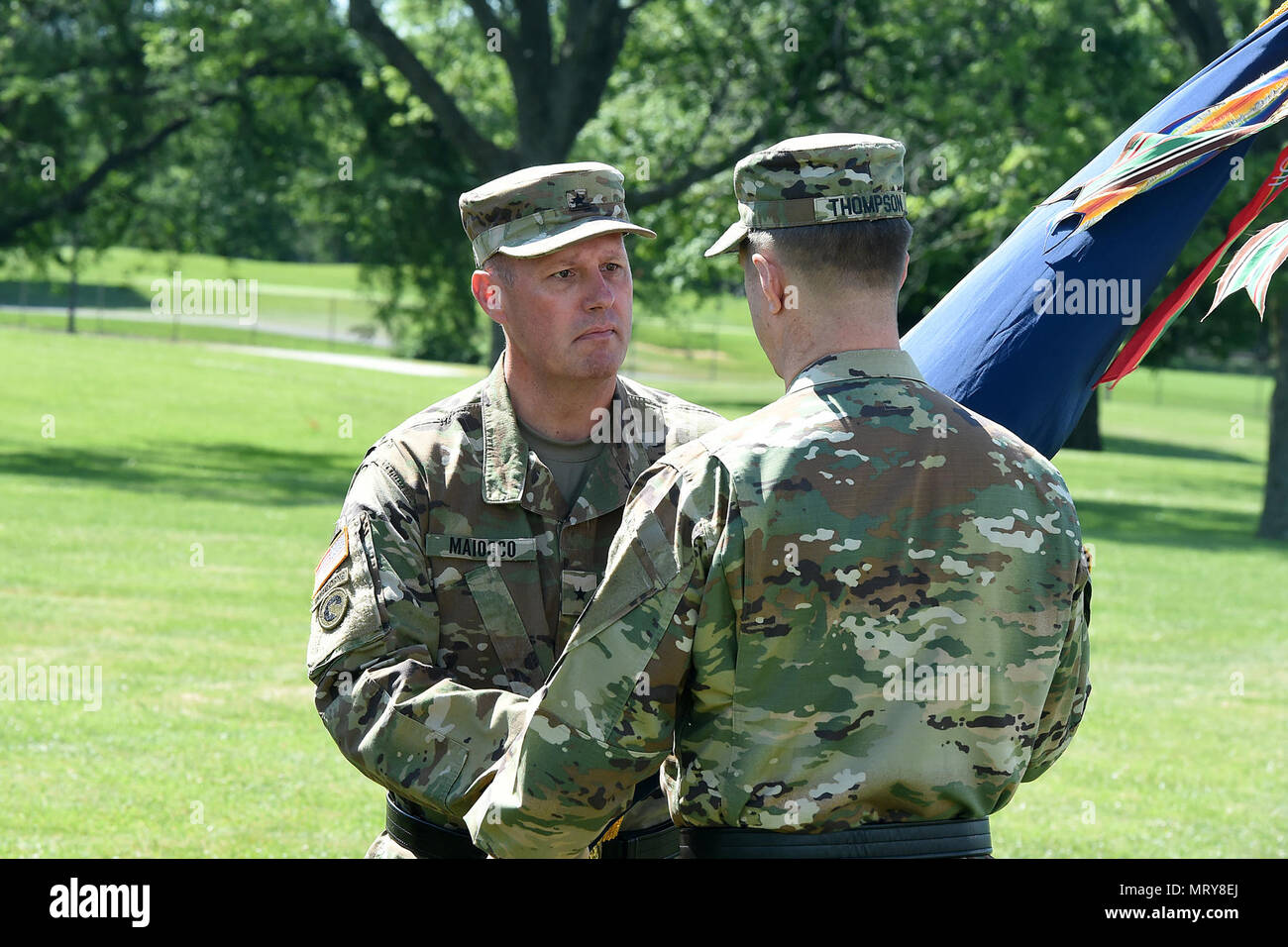 Army Reserve Brig. Gen. Frederick R. Maiocco Jr., left, Commanding ...