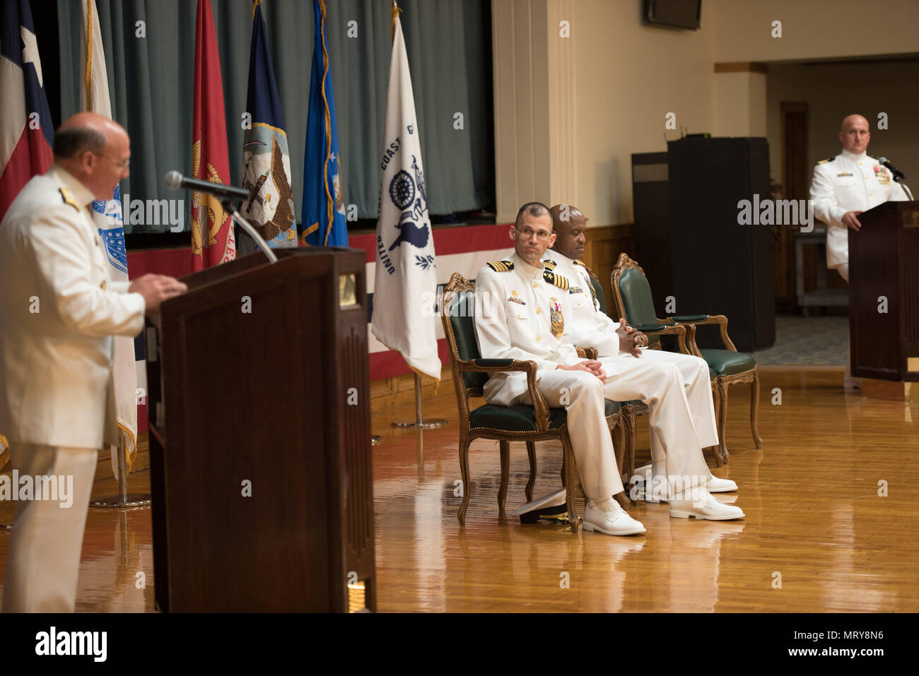 SAN ANTONIO (July 7, 2017) – Vice Adm. Mike Gilday, commander, U.S ...