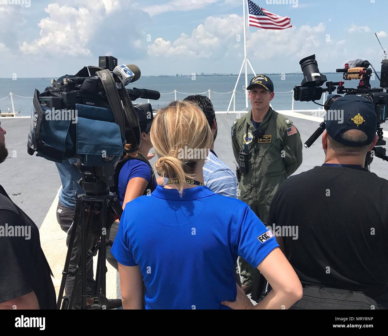 Capt. Brent Gaut, executive officer, pre-commissioning unit Gerald R ...