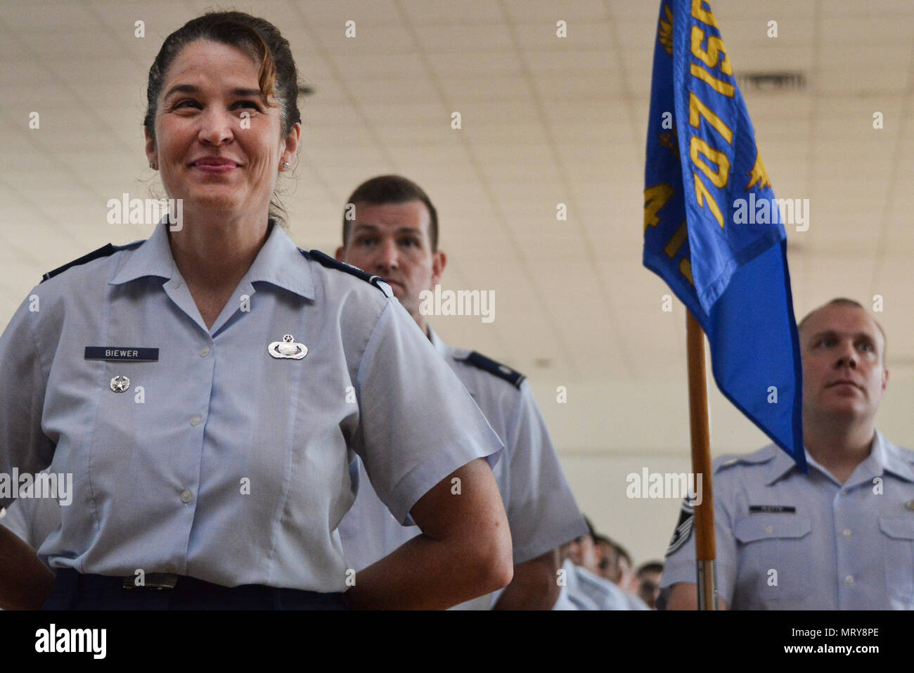 Lt. Col. Lisa Biewer, 707th Intelligence, Surveillance and ...