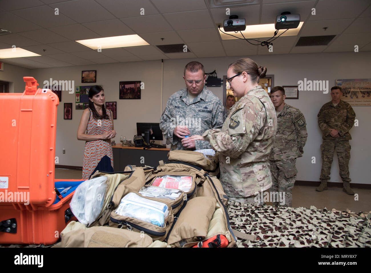 Capt. Heidi Shelstad, 823d Base Defense Squadron surgeon general flight ...