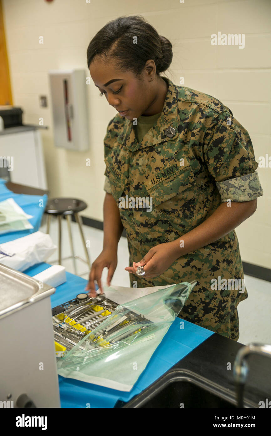 RESERVE, La. – Petty Officer 3rd Class Carlotta Howard, a dental ...