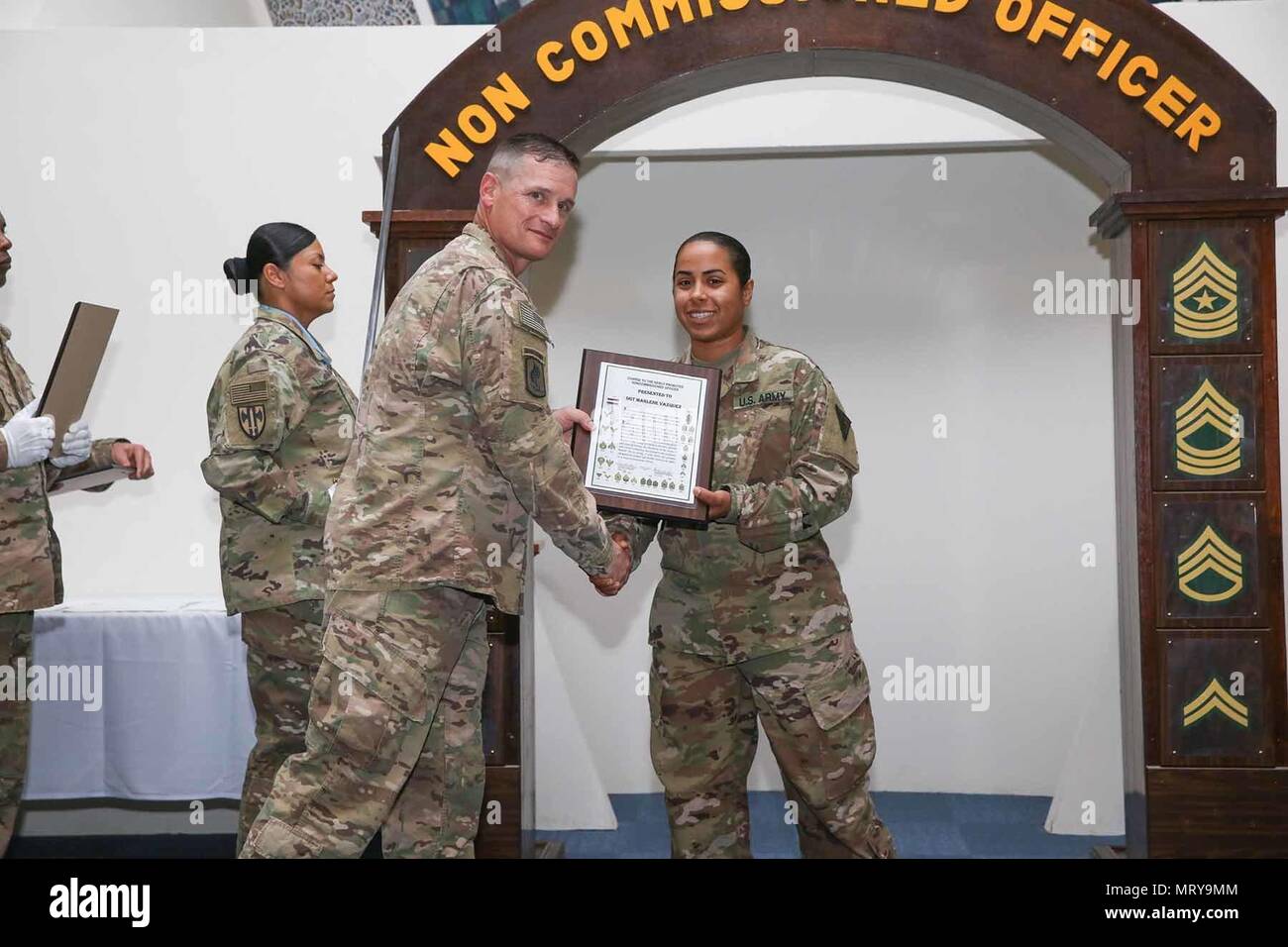 Command Sgt. Maj. Larry D. Godsey, 1st Battalion, 138th Infantry ...