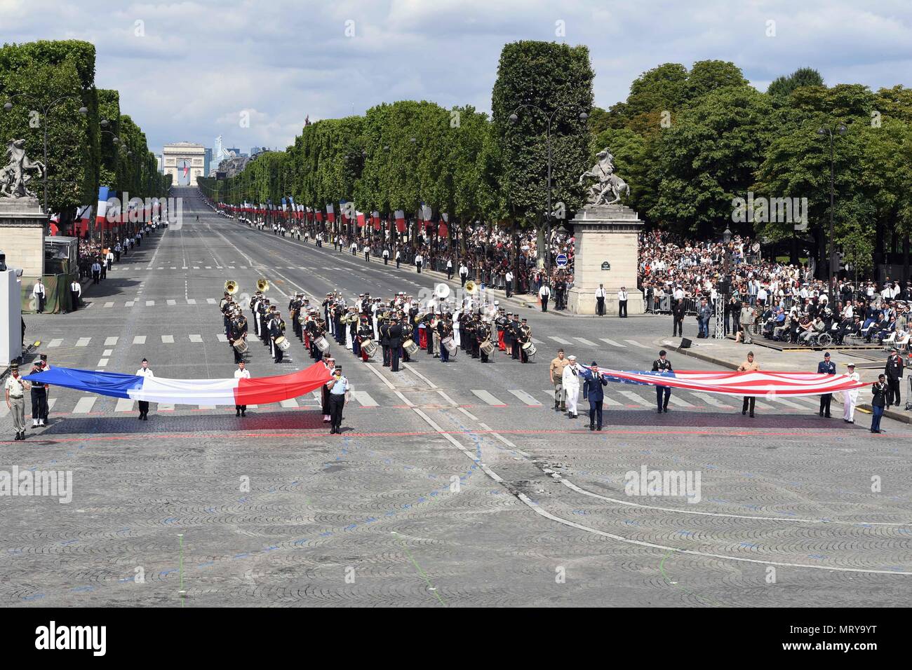 170714-N-AC979-495 PARIS (July 14, 2017) U.S. and French service ...