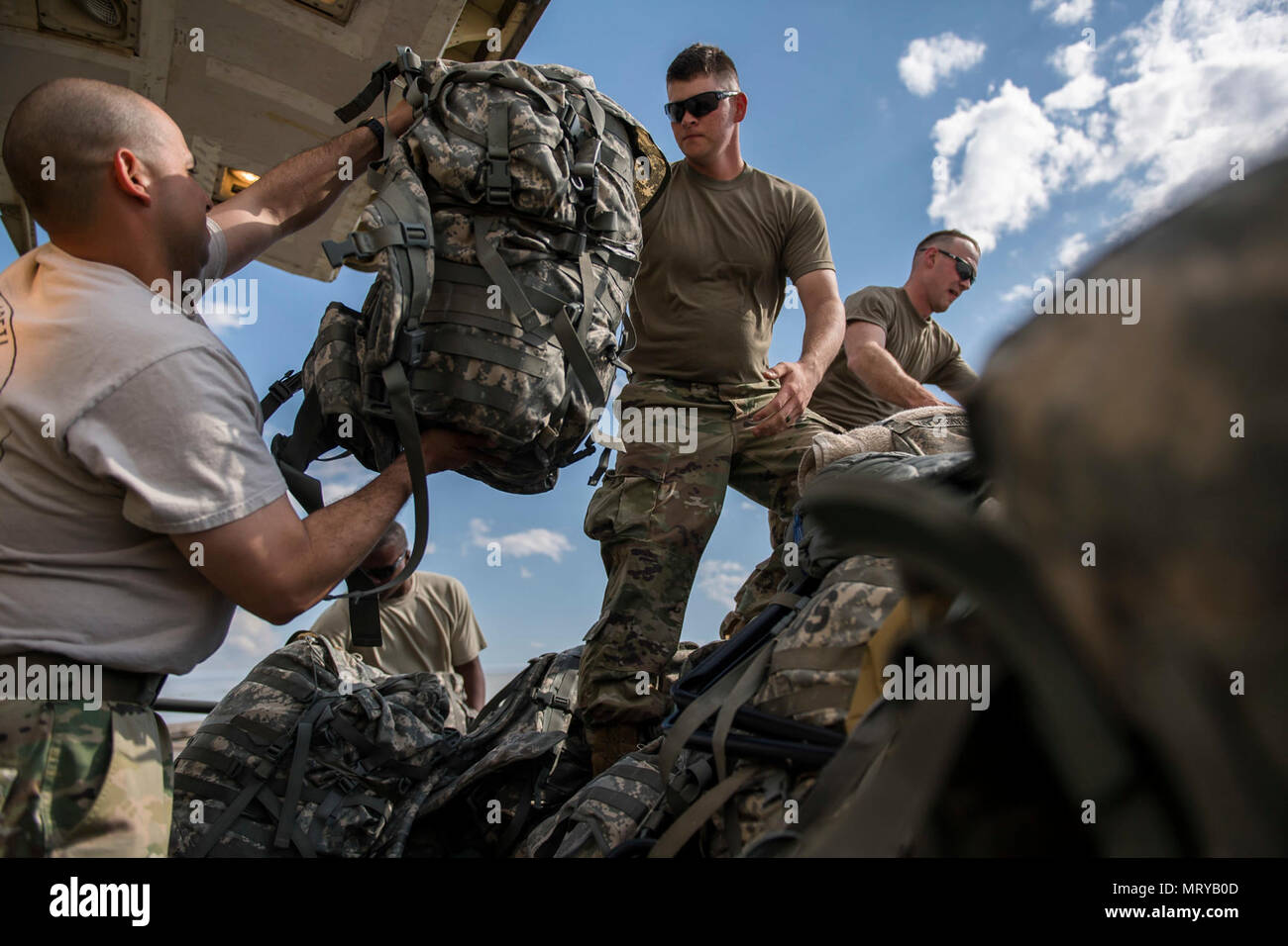 Soldiers from 2nd Battalion, 153rd Infantry Regiment, 39th Infantry ...