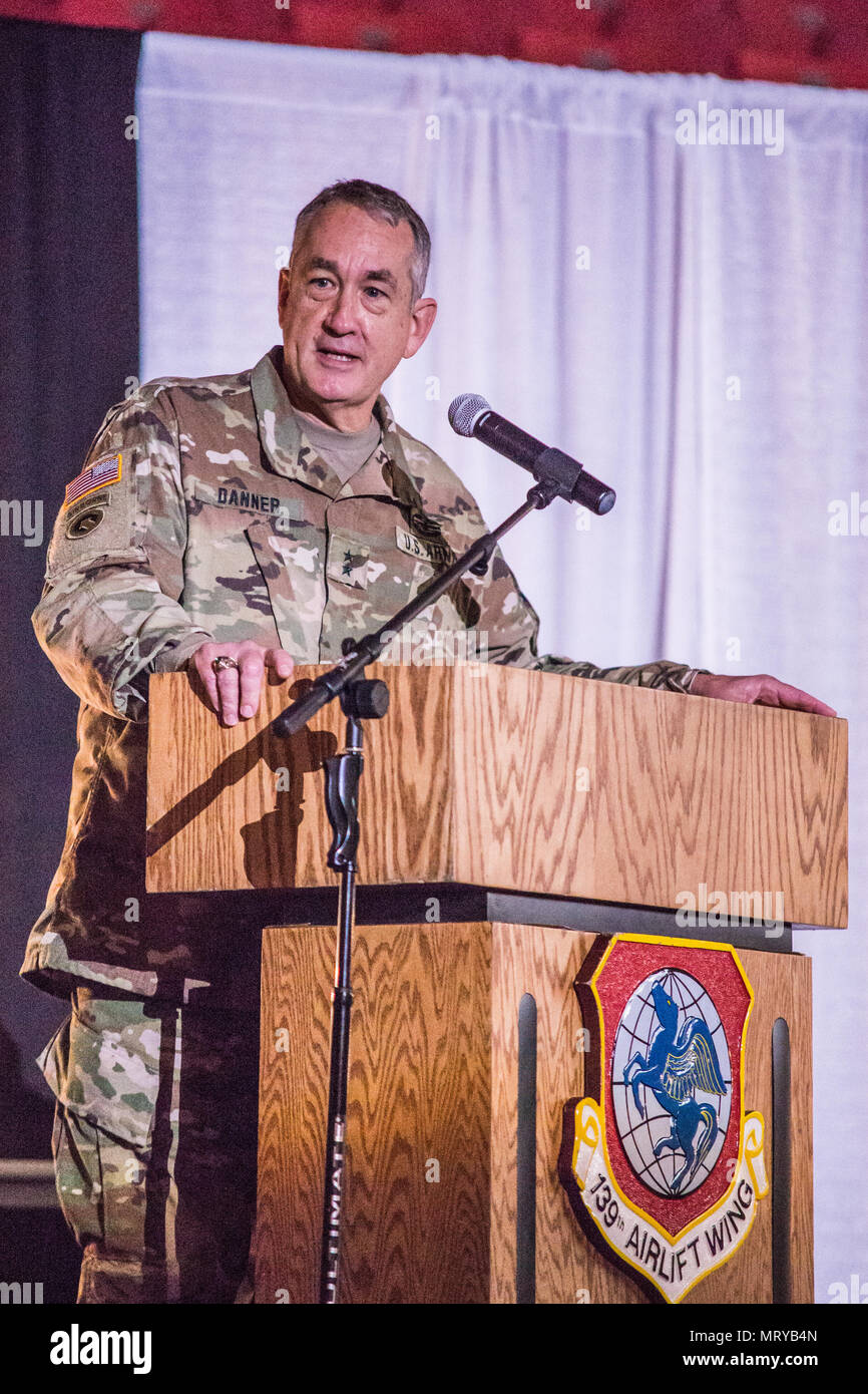 U.S. Army Maj. Gen. Stephen Danner, adjutant general of the Missouri ...