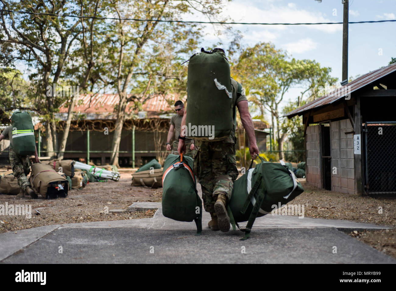 Soldiers from 2nd Battalion, 153rd Infantry Regiment, 39th Infantry ...