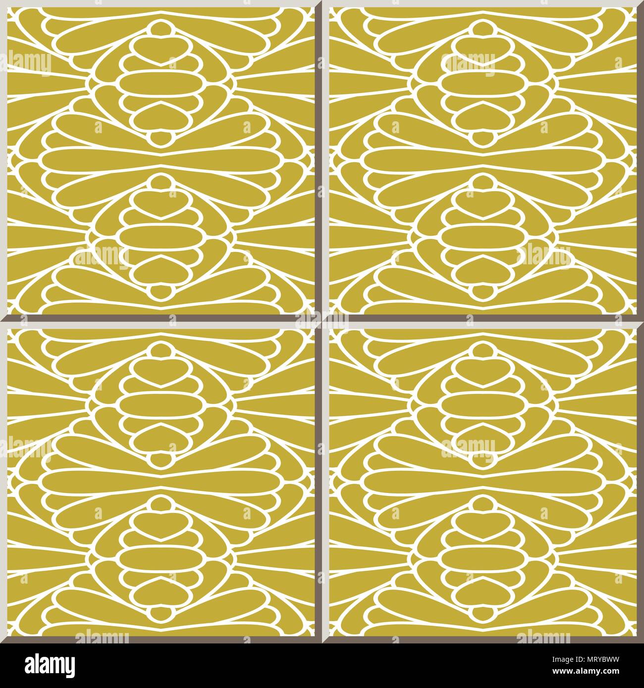 Ceramic tile pattern curve cross frame, oriental interior floor wall ...