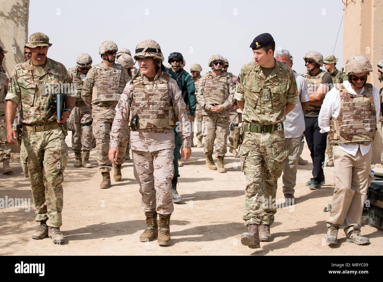 The commander of british forces fighting in iraq hi-res stock ...