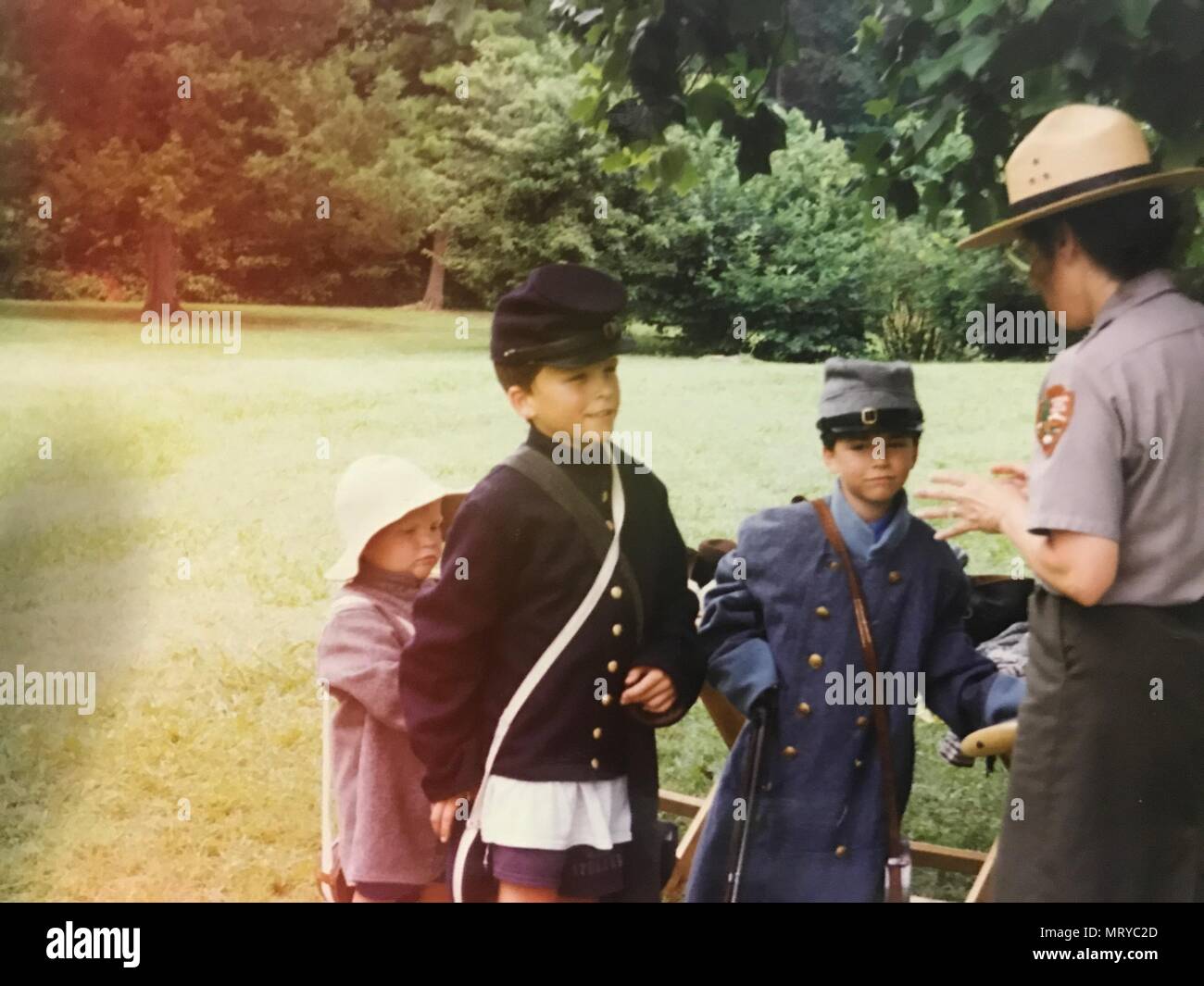 The Rayburn children – 4-year-old Zach, 8-year-old Scott, and 6-year ...