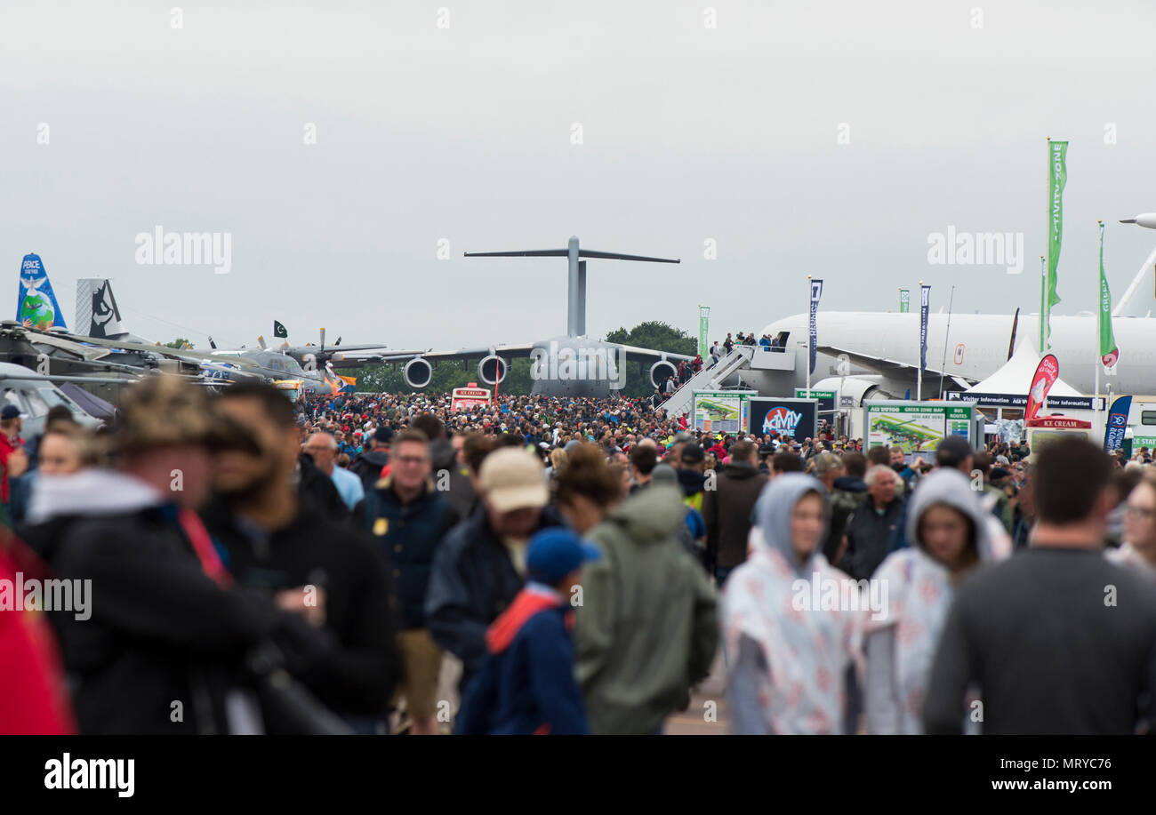 FAIRFORD, United Kingdom – Spectators visit the 2017 Royal ...