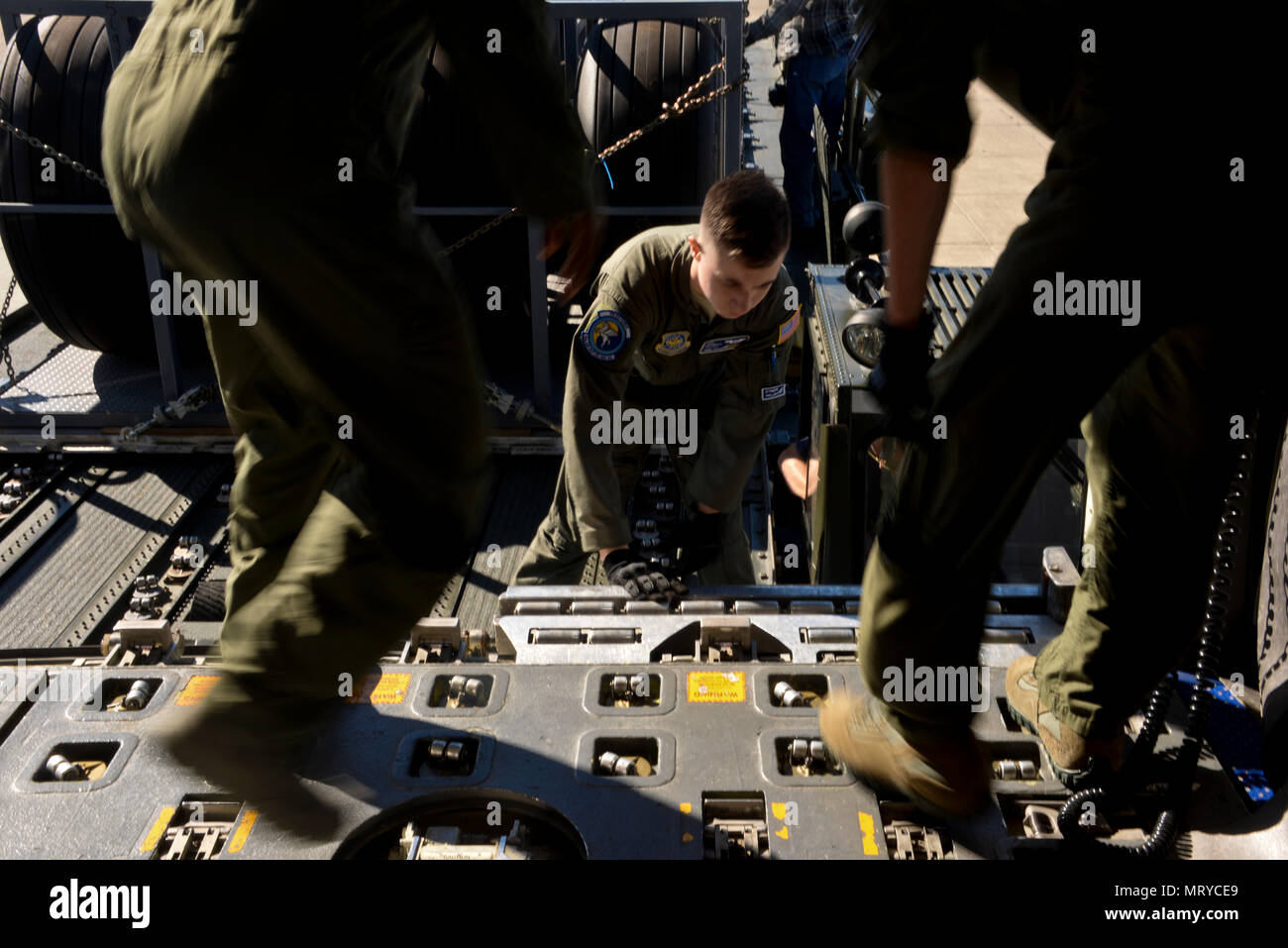 U.S. Airman 1st Class Patrick Tracy, 6th Air Refueling Squadron boom ...
