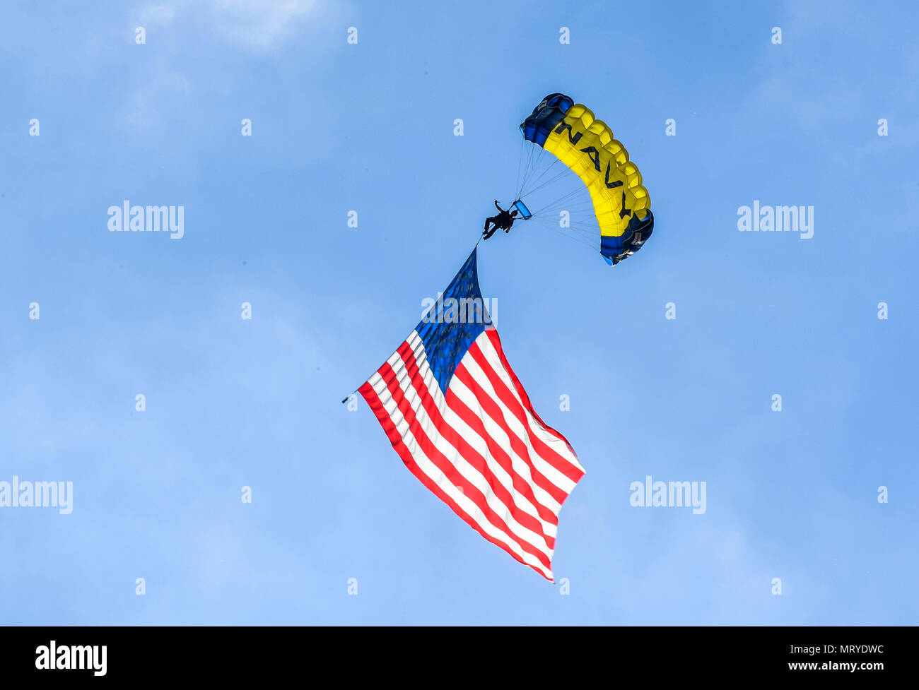 U s navy seal member of the navy parachute team hi-res stock ...