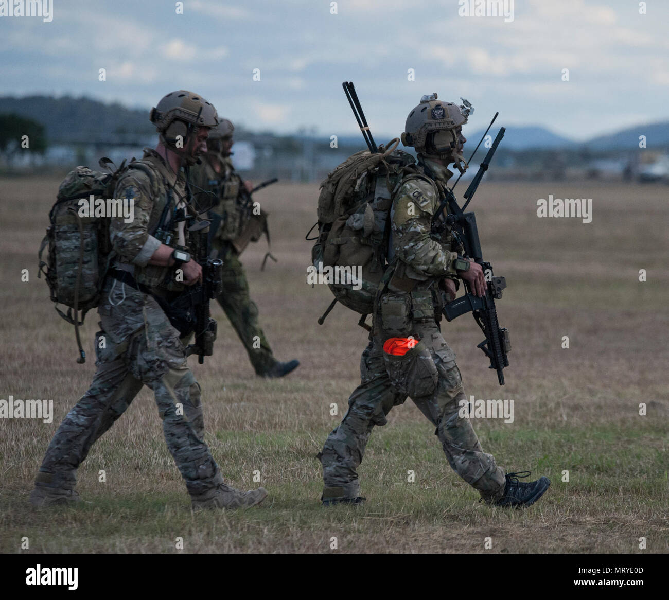 U.S. Air Force 320th Special Tactics Squadron combat controllers and U ...