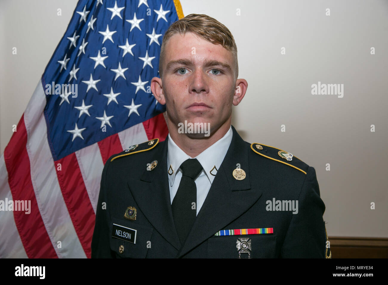 U.S. Army Pfc. Robert Nelson, assigned to 687th Rapid Port Opening ...