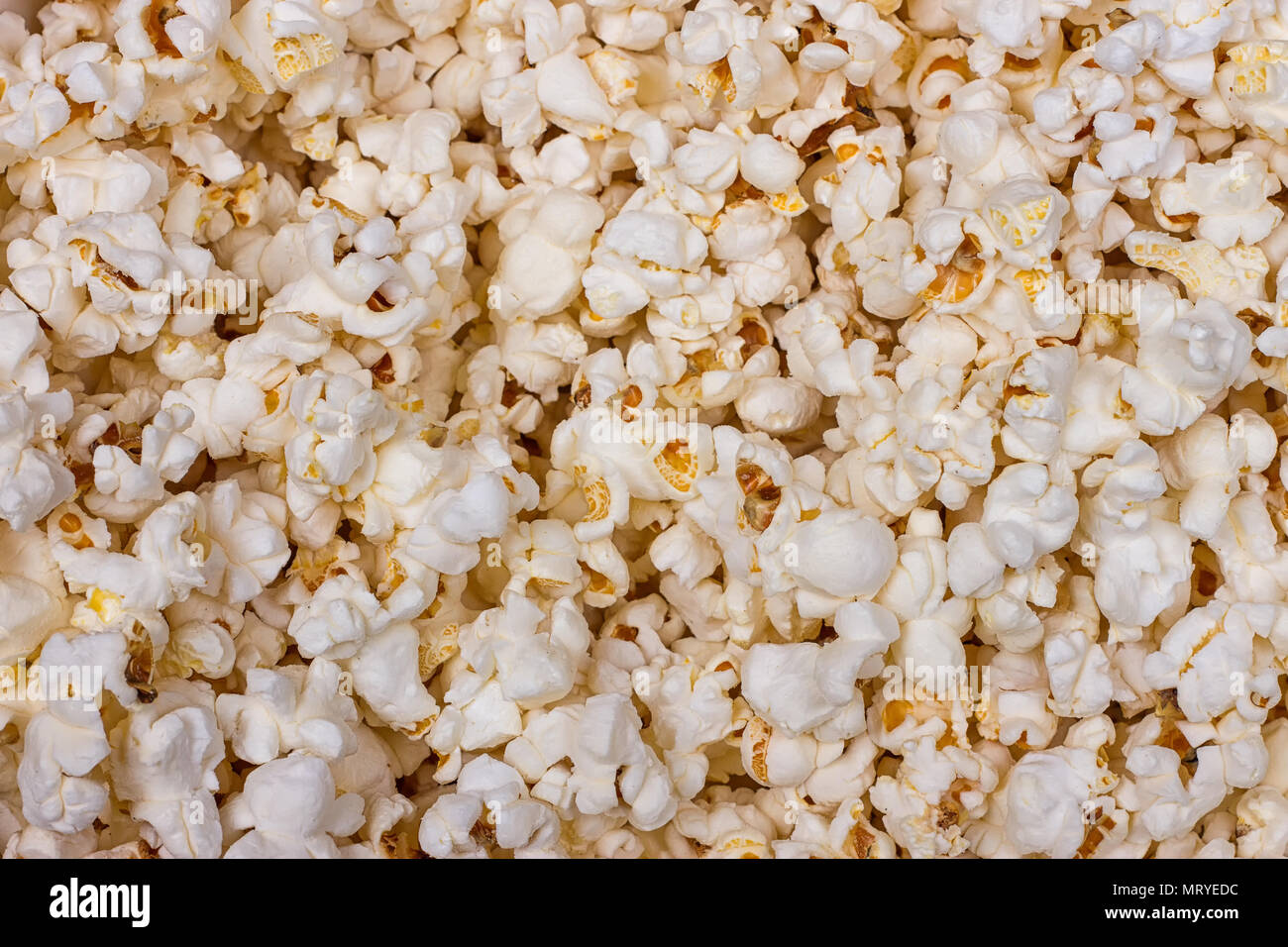 A lot of popcorn close-up. texture or background Stock Photo - Alamy