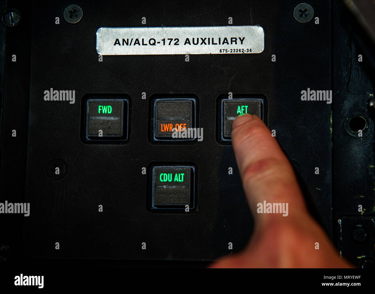 Maj. Raymond Kilroy, 5th Operation Support Squadron wing electronic ...