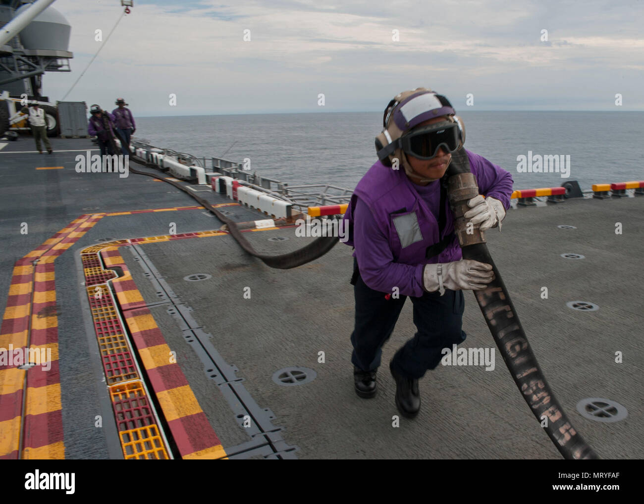 170716-N-BD308-101 ATLANTIC OCEAN (July 16, 2017) Airman Fredy Lopez ...