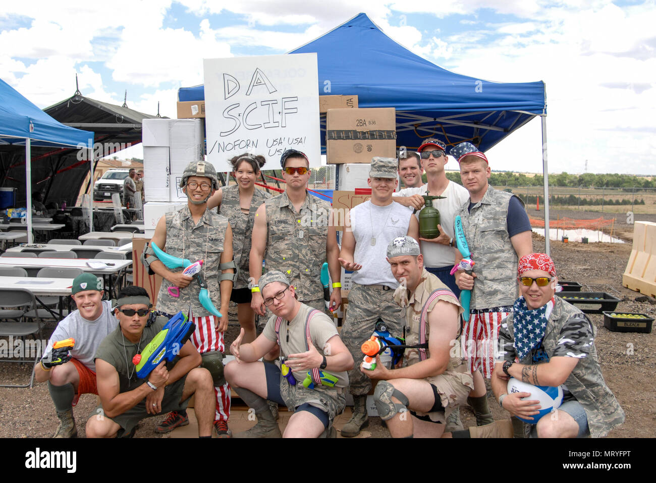 Team Buckley members enjoy a Combat Dining Out hosted July 14, 2017, at ...