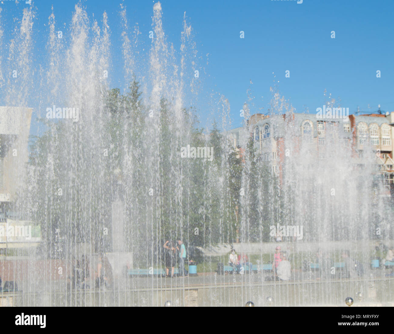 Random water fountain hi-res stock photography and images - Alamy