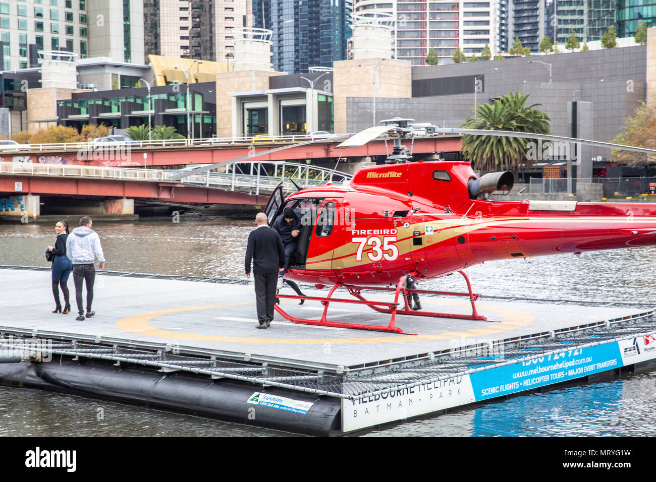 Melbourne helicopter flights helipad in Batman park,Melbourne,Victoria ...
