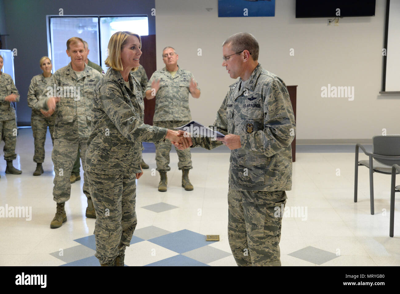 US Air Force Col. Tracey Murchison, Air Combat Command, Inspector ...