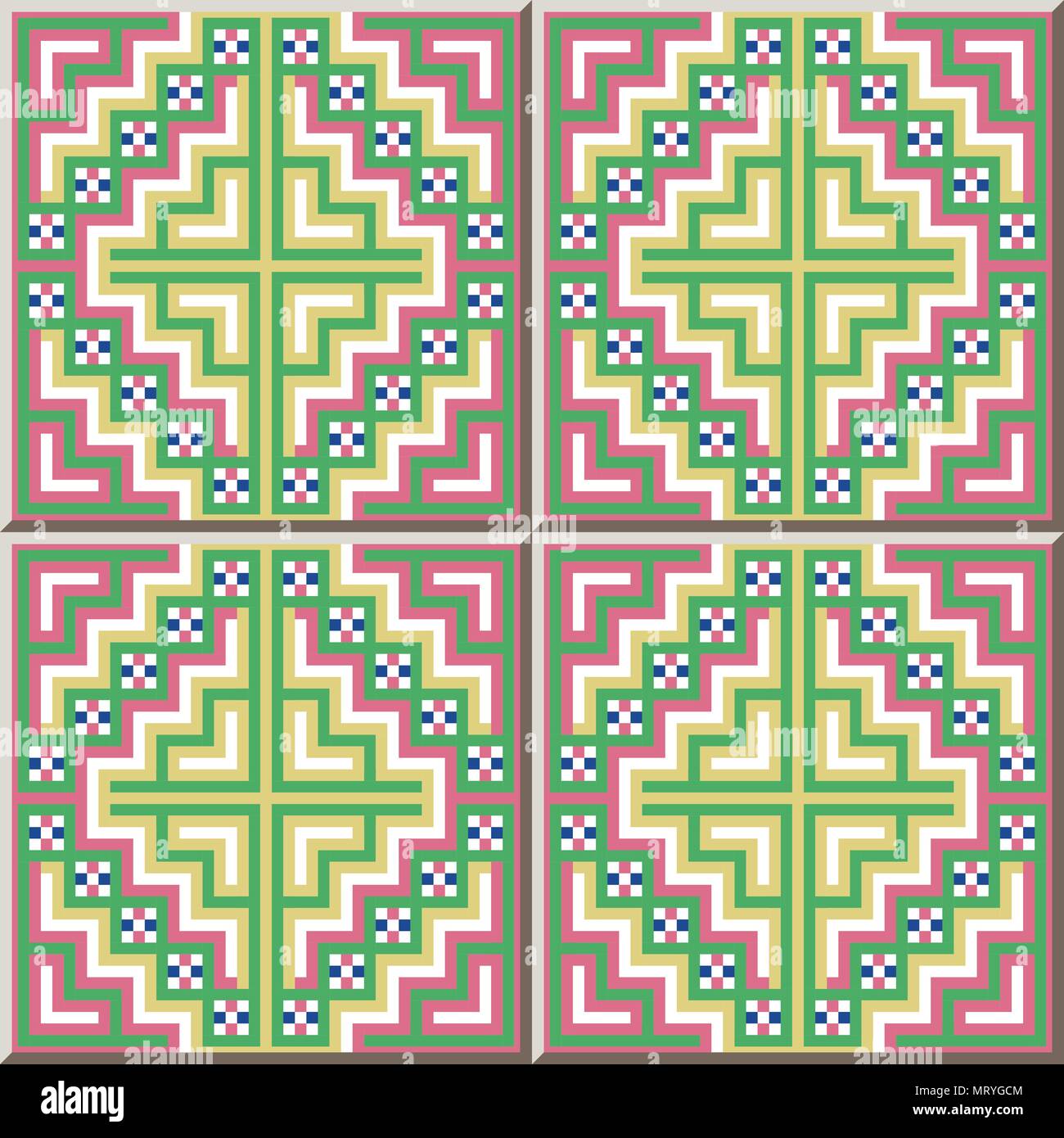 Vine mosaic Stock Vector Images - Alamy