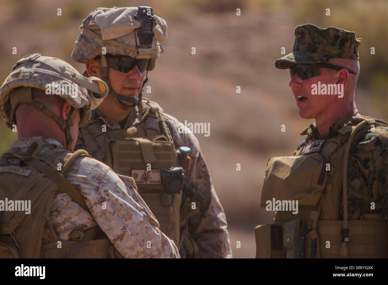 Maj. Gen. Eric Smith, the commanding general for 1st Marine Division ...