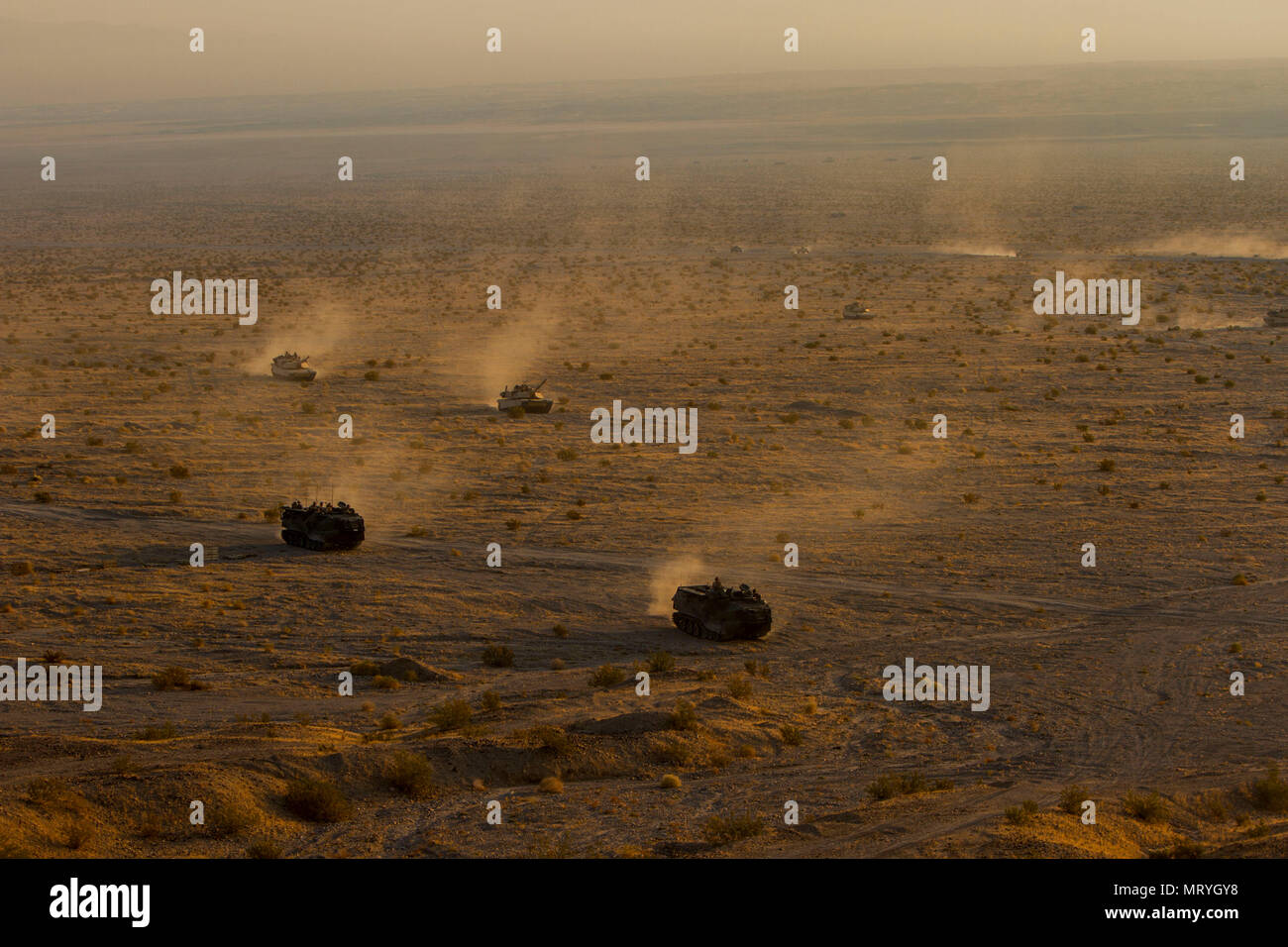 Assault Amphibious Vehicles and M1A1 Abrams tanks, utilized during a ...