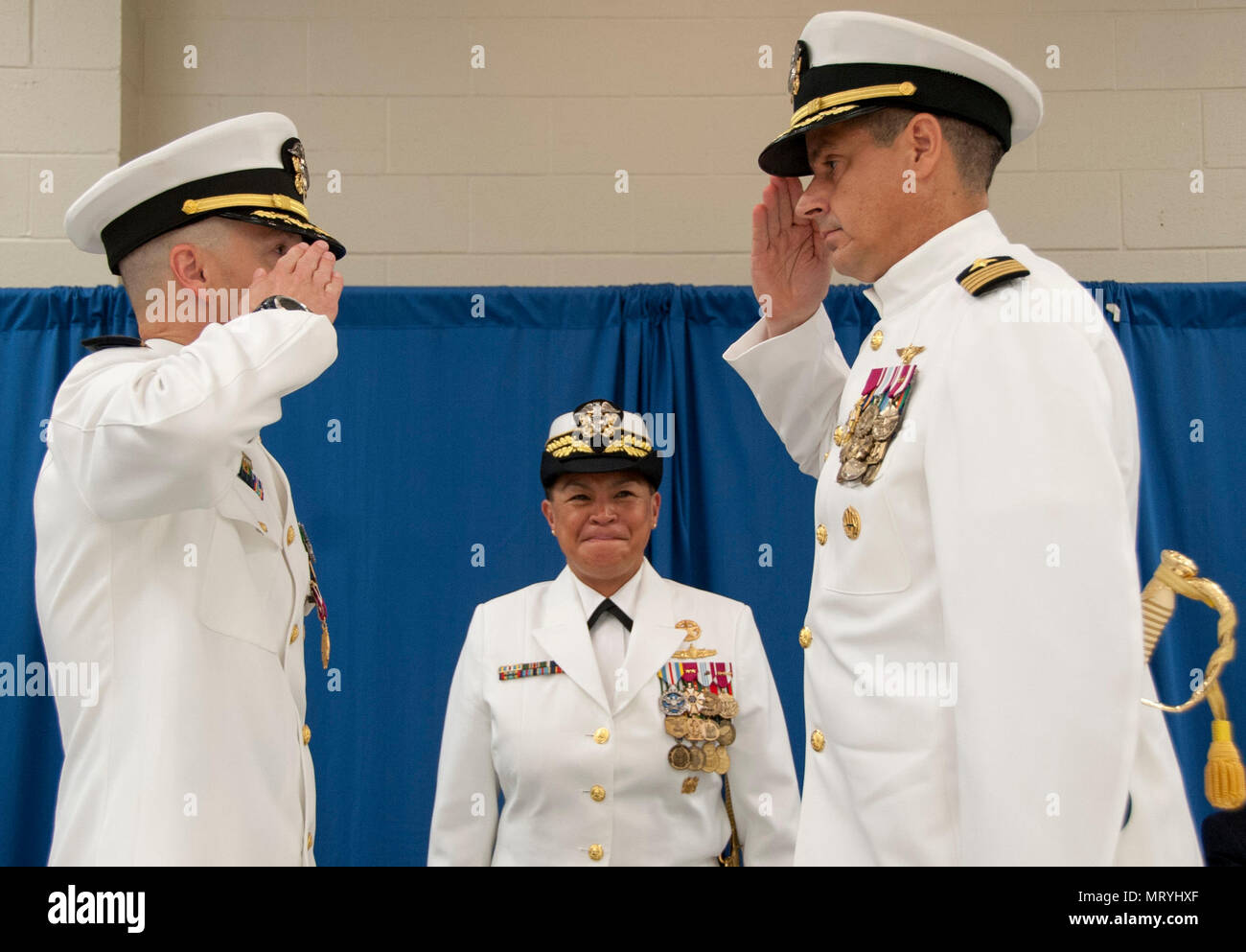 Commanding officer of naval support activity mid south hi-res stock photography and images - Alamy