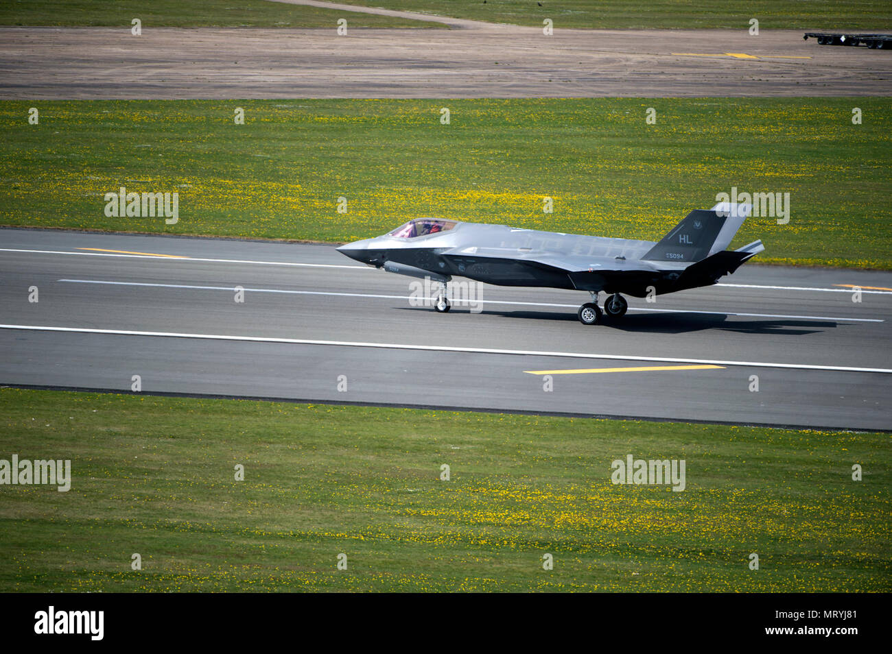 An F-35 Lightning II from the 34th Fighter Squadron at Hill Air Force ...