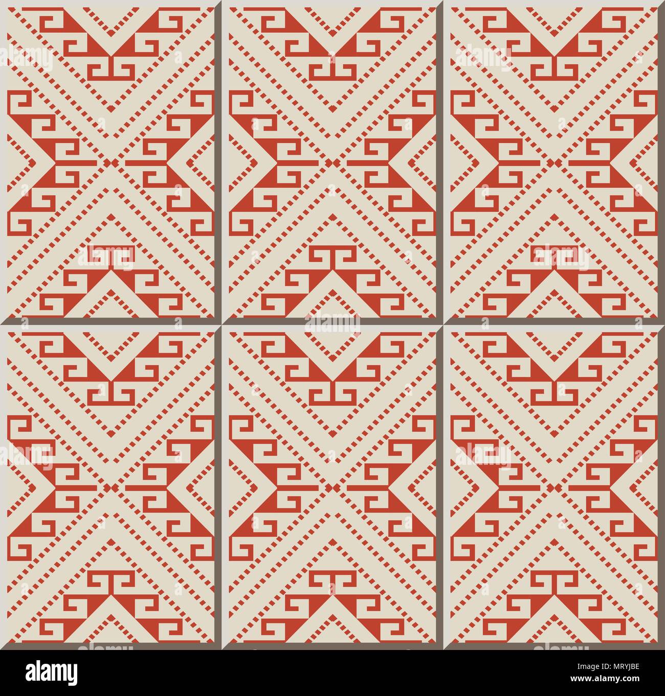 Ceramic tile pattern Check Diamond Geometry Cross Frame Dot Line ...