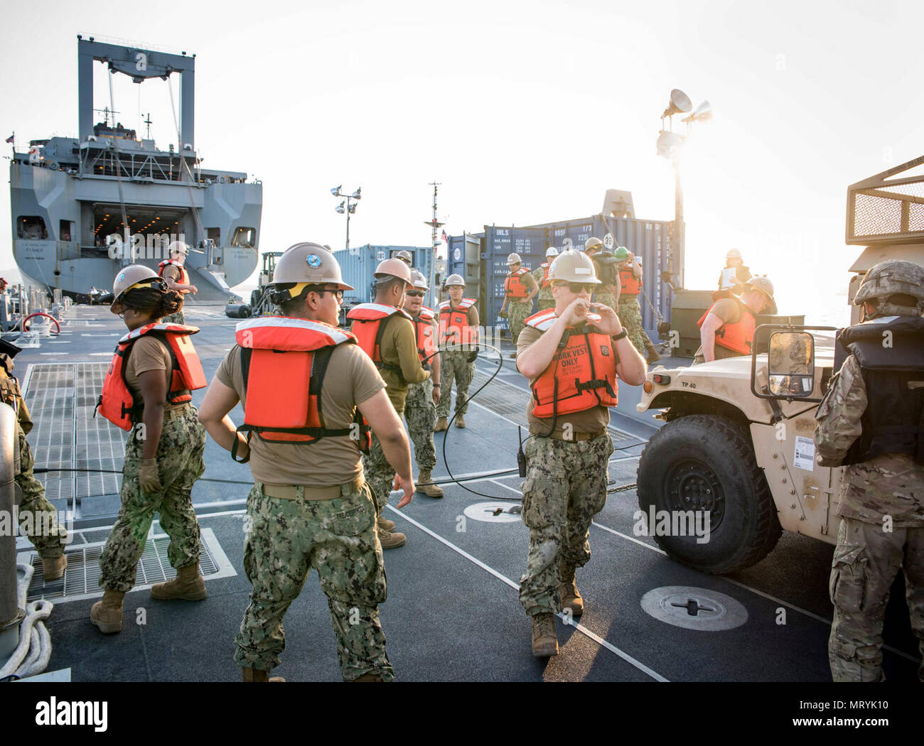 POHANG, Republic of Korea (April 15, 2017) – Sailors attached to ...