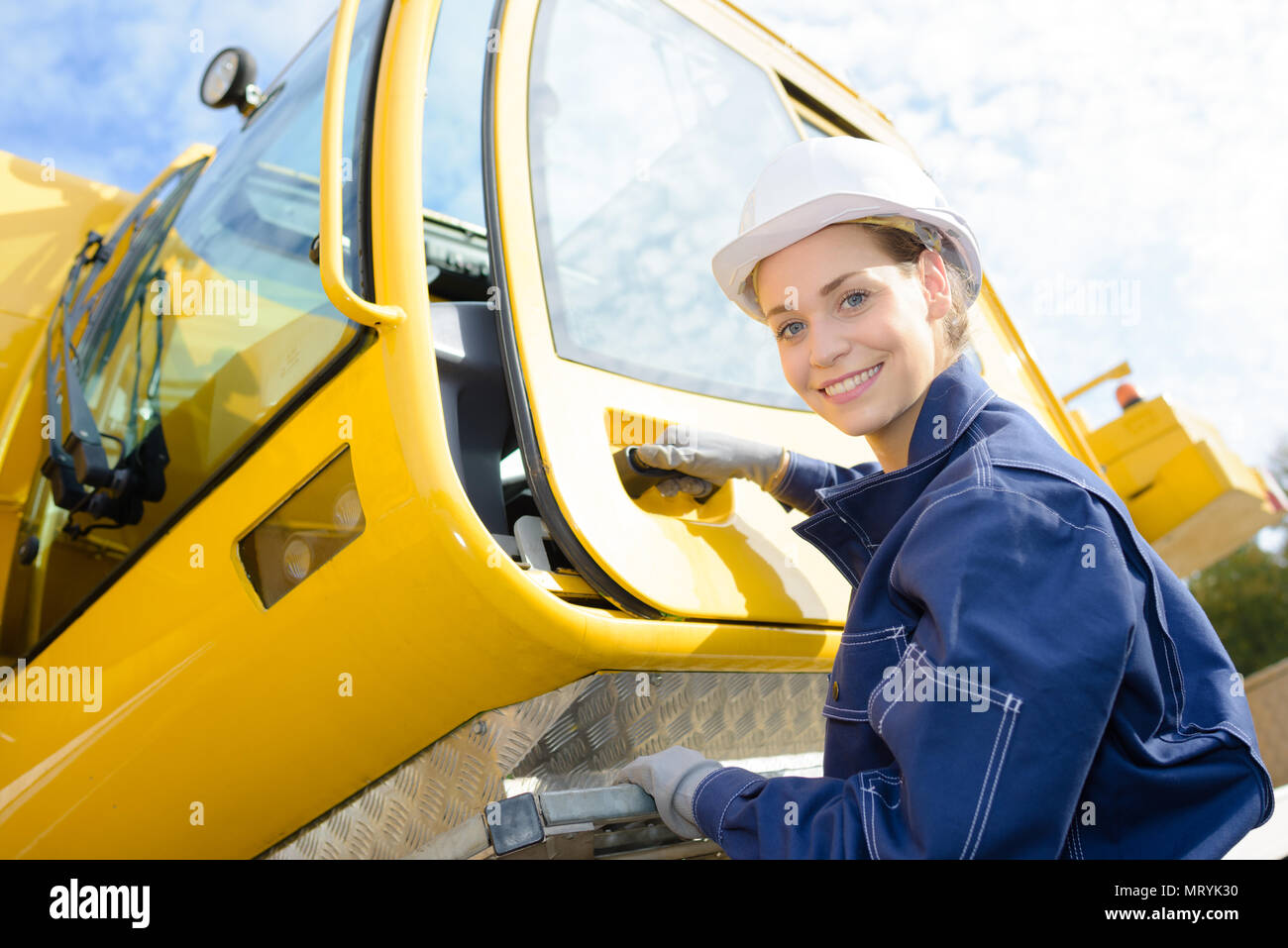 Female Crane Operator High Resolution Stock Photography and Images - Alamy