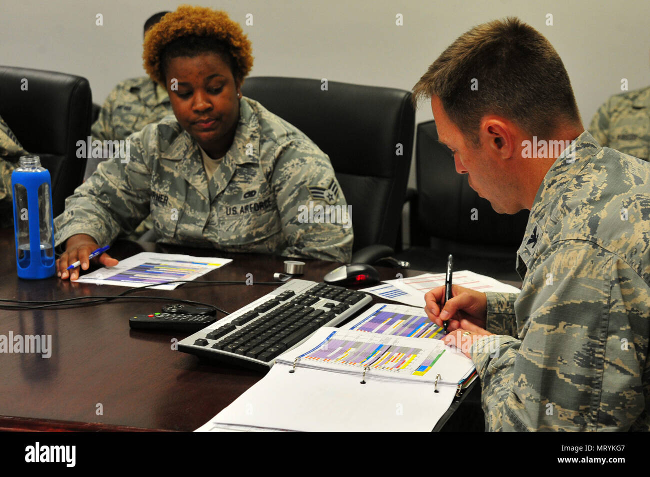 U.S. Air Force Senior Airman Alexus Warner, 55th Fighter Squadron (FS ...