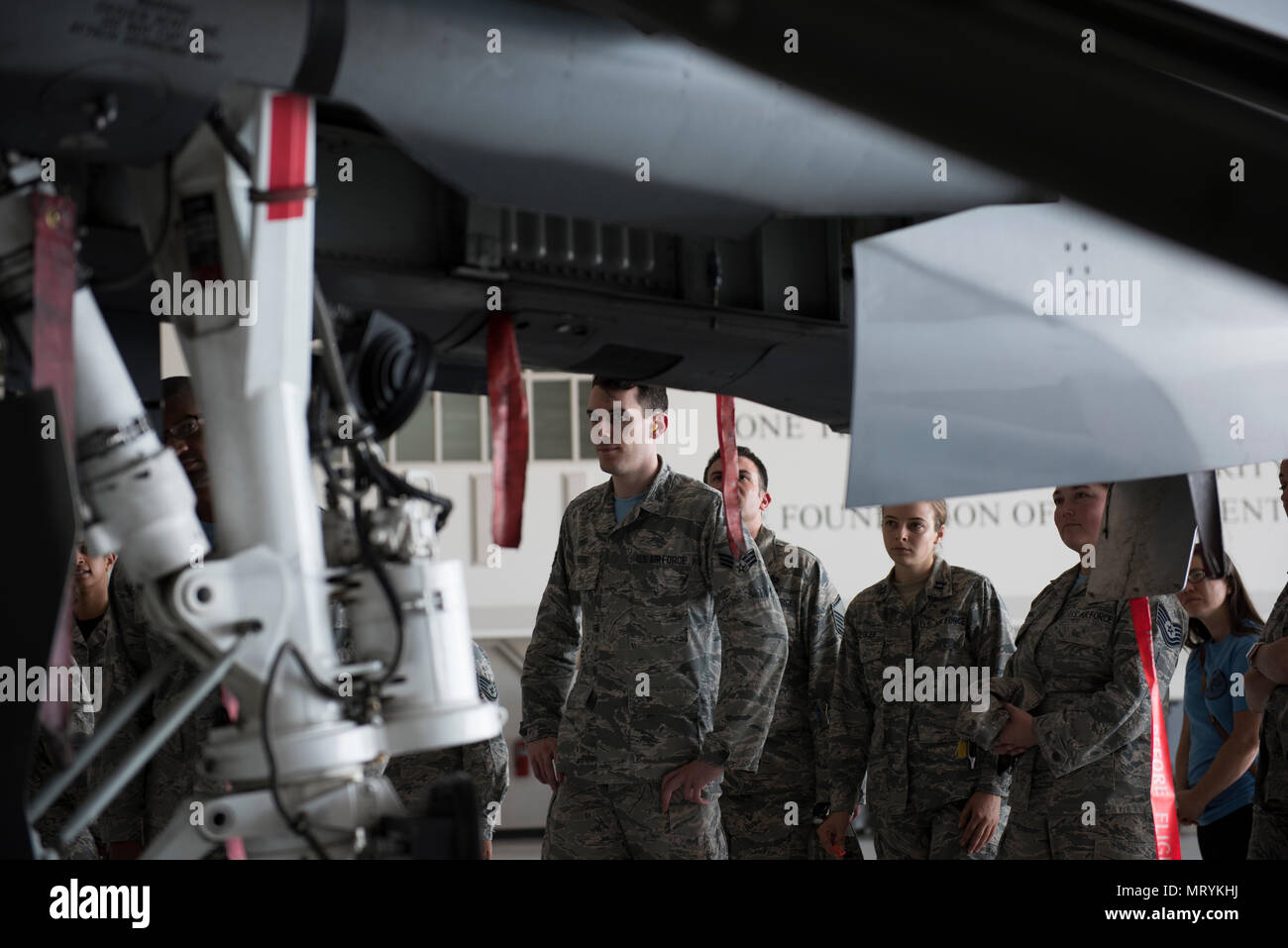 Members of the 366th Fighter Wing Judge Advocate General's office tour ...