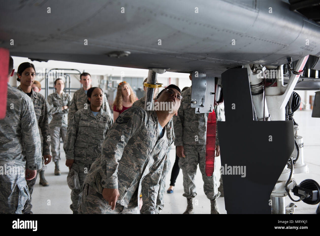 Members of the 366th Fighter Wing Judge Advocate General's office tour ...