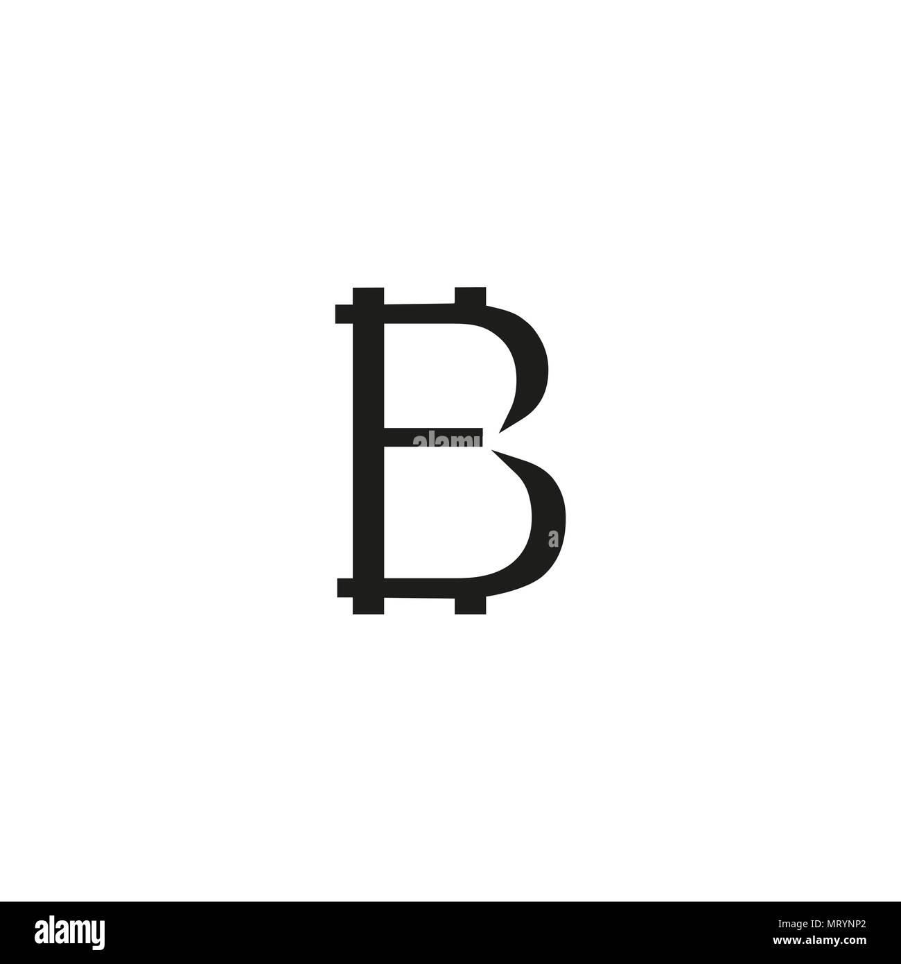 Bitcoin symbol in gold Black and White Stock Photos & Images - Alamy
