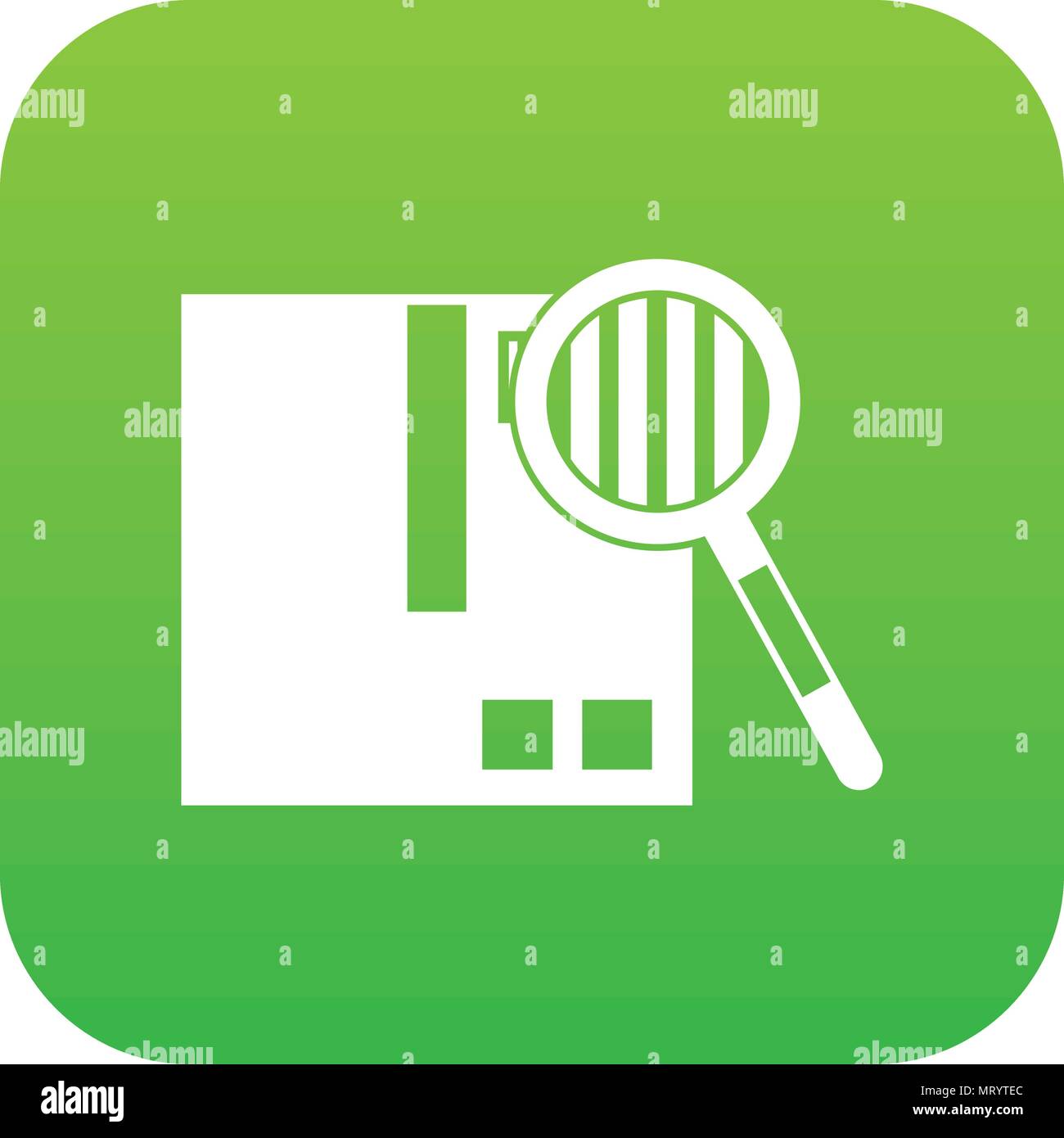 Quality control icon digital green Stock Vector Image & Art - Alamy
