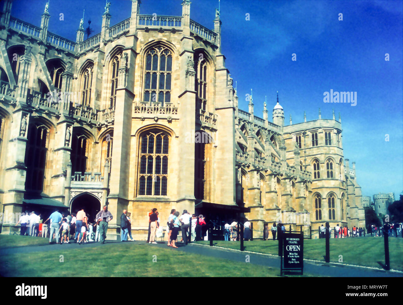 Windsor castle st georges chapel hi-res stock photography and images ...