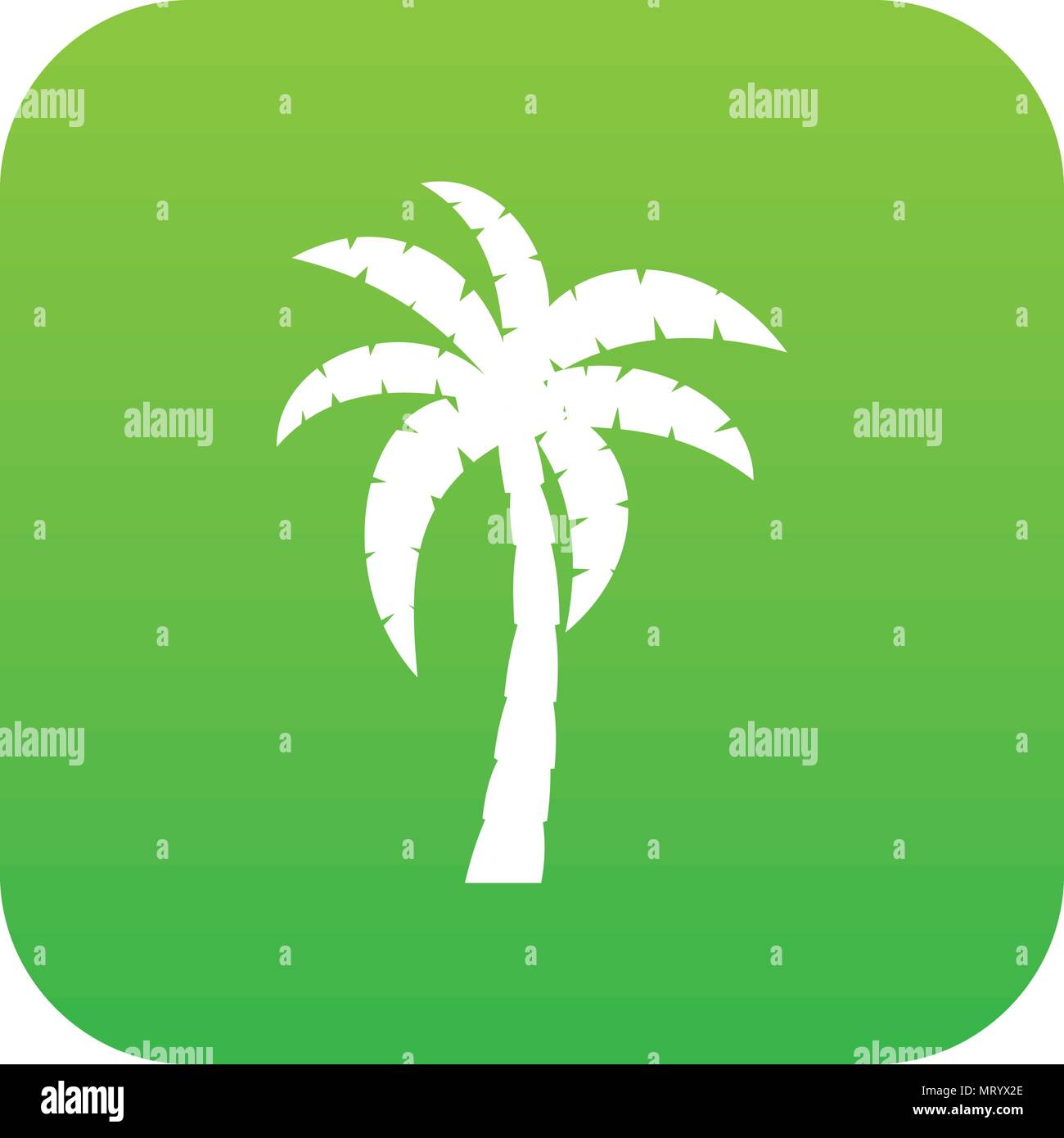 Palm icon digital green Stock Vector Image & Art - Alamy